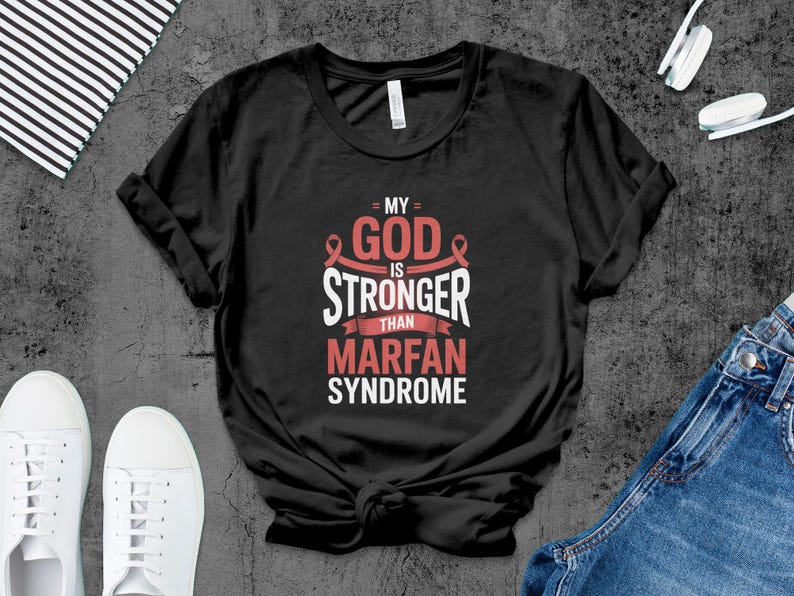 Marfan Syndrome Awareness, God is Stronger, Digital Download, PNG ...