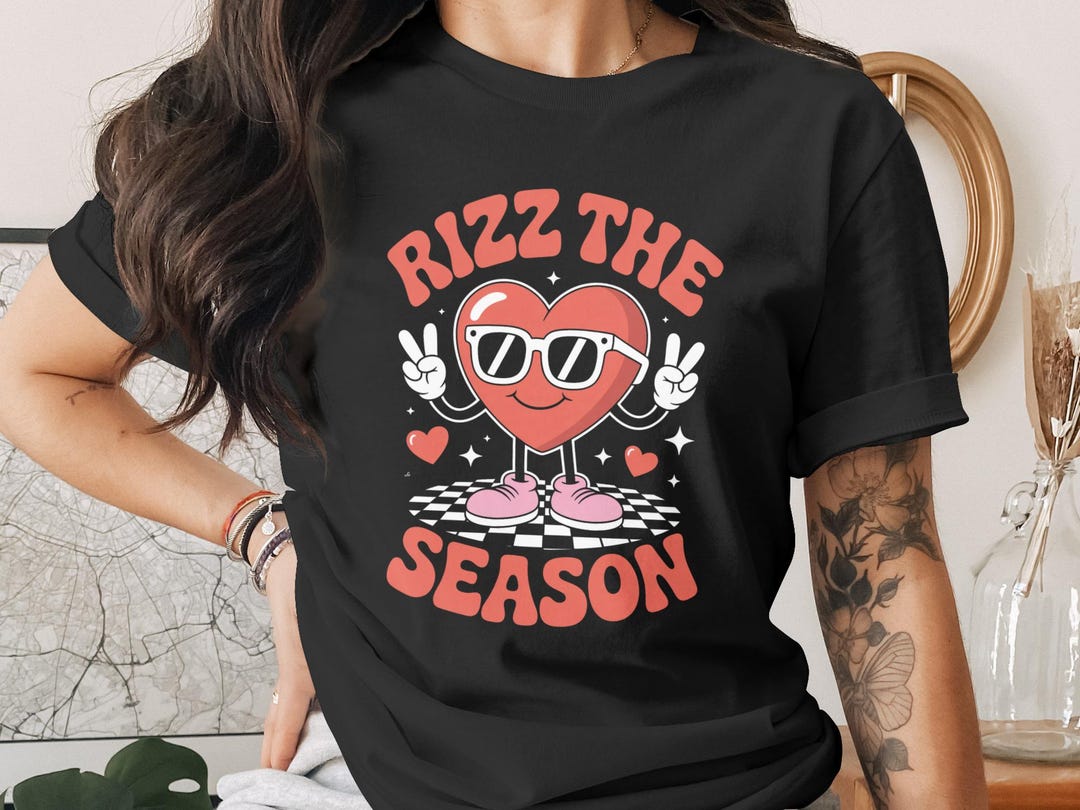Rizz the Season Digital Download, Heart With Sunglasses, Funny ...