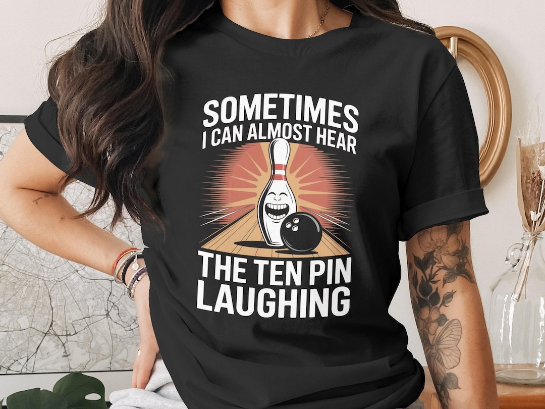 Funny Bowling Saying Digital, Ten Pin Laughing 300dpi PNG, Instant ...