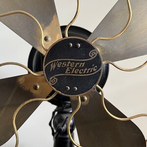 1920s Western Electric Four Blade Brass Vintage Fan - Etsy