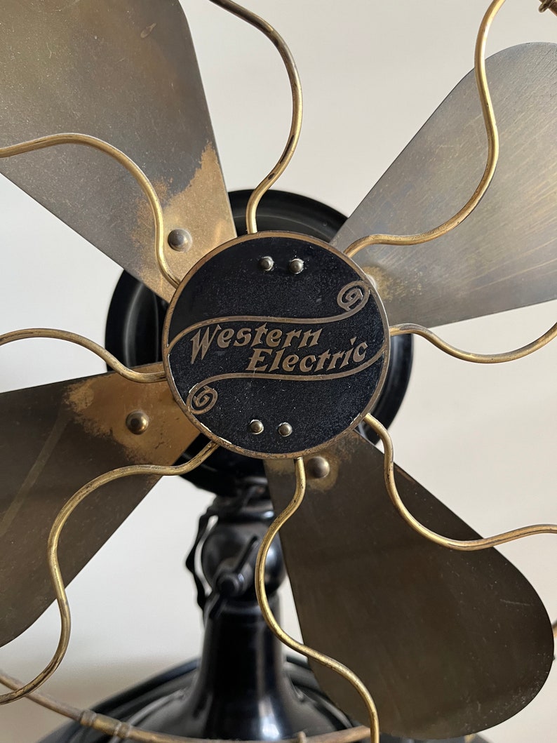 1920s Western Electric Four Blade Brass Vintage Fan - Etsy