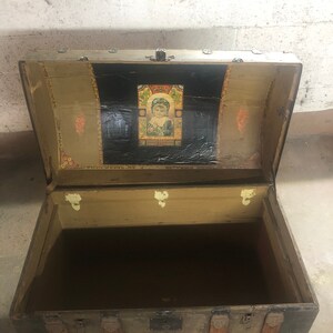 Historic 1870s Antique Steamship Trunk or Treasure Chest - Etsy