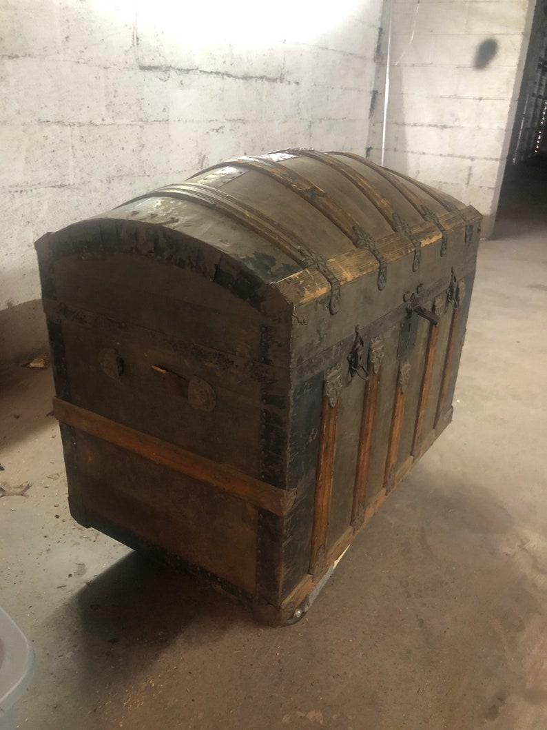 Historic 1870s Antique Steamship Trunk or Treasure Chest - Etsy