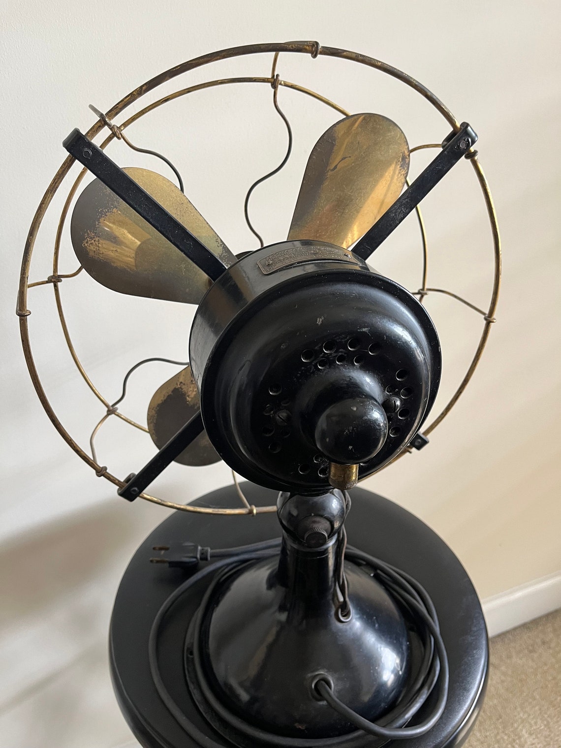 1920s Western Electric Four Blade Brass Vintage Fan - Etsy