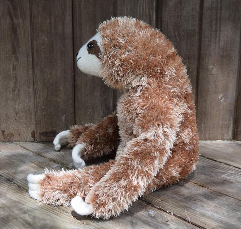 Felted Sloth Knitting Pattern – No-sew Seamless Plush Toy – Soft Cuddly ...