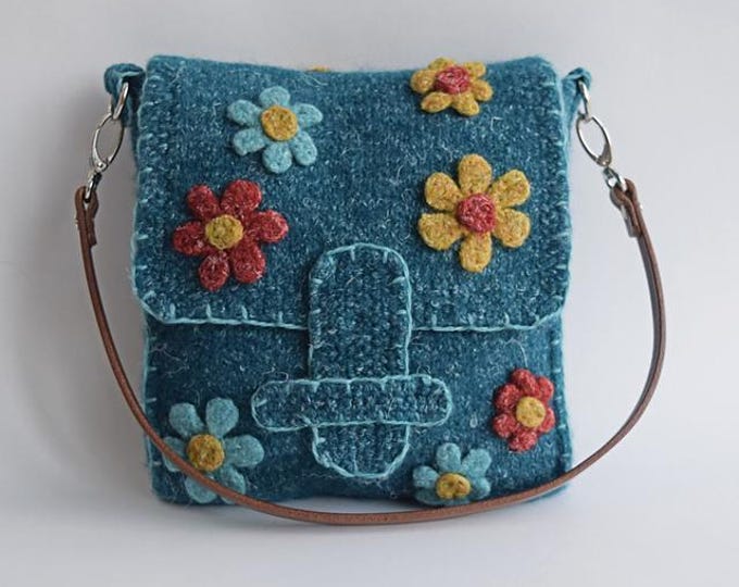 Knit Bag Pattern, Felted Purse Pattern, Knit Purse, Knitting Pattern ...