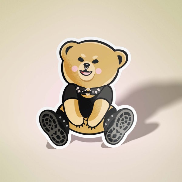 Punk Rock Teddy Bear - Etsy