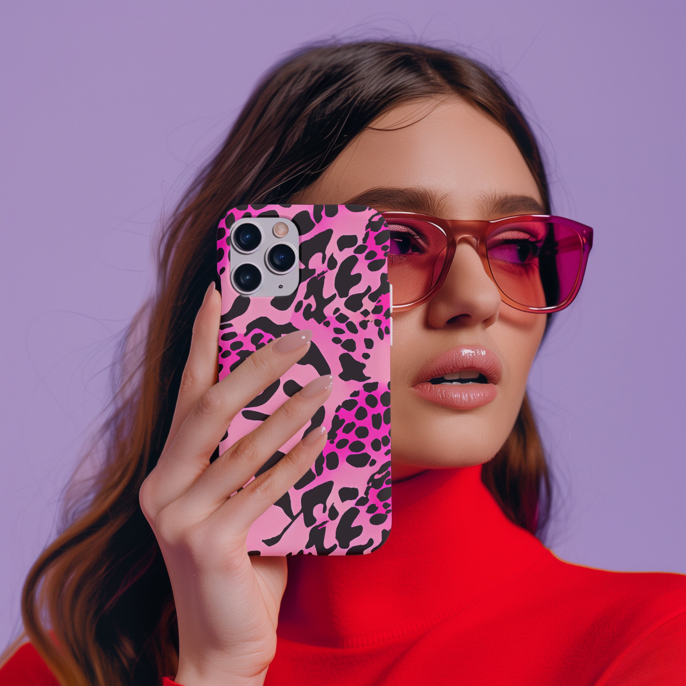 Trendy Phone Case Mockup, Mockup for Print-on-demand, Lifestyle PNG ...
