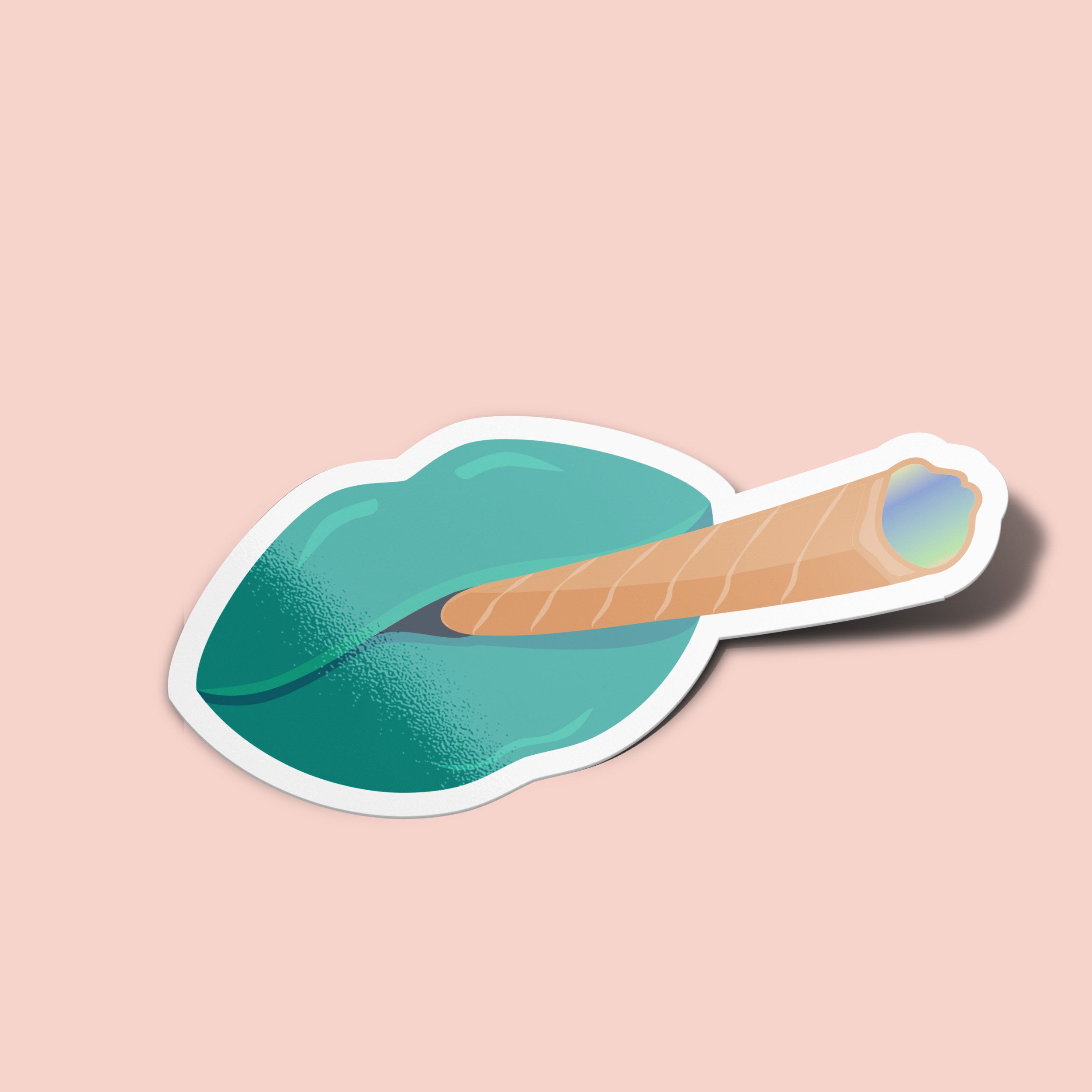 Smoking Blunt Premium Vinyl Sticker Stoner Stickers Glossy - Etsy