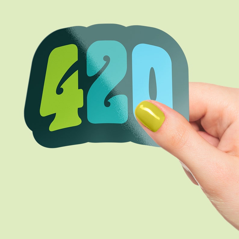 420 Premium Vinyl Sticker Stoner Stickers Glossy Laptop - Etsy