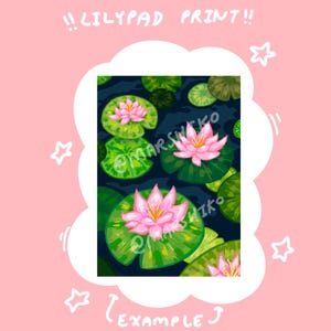 Lilypad Art Print Original Design - Etsy