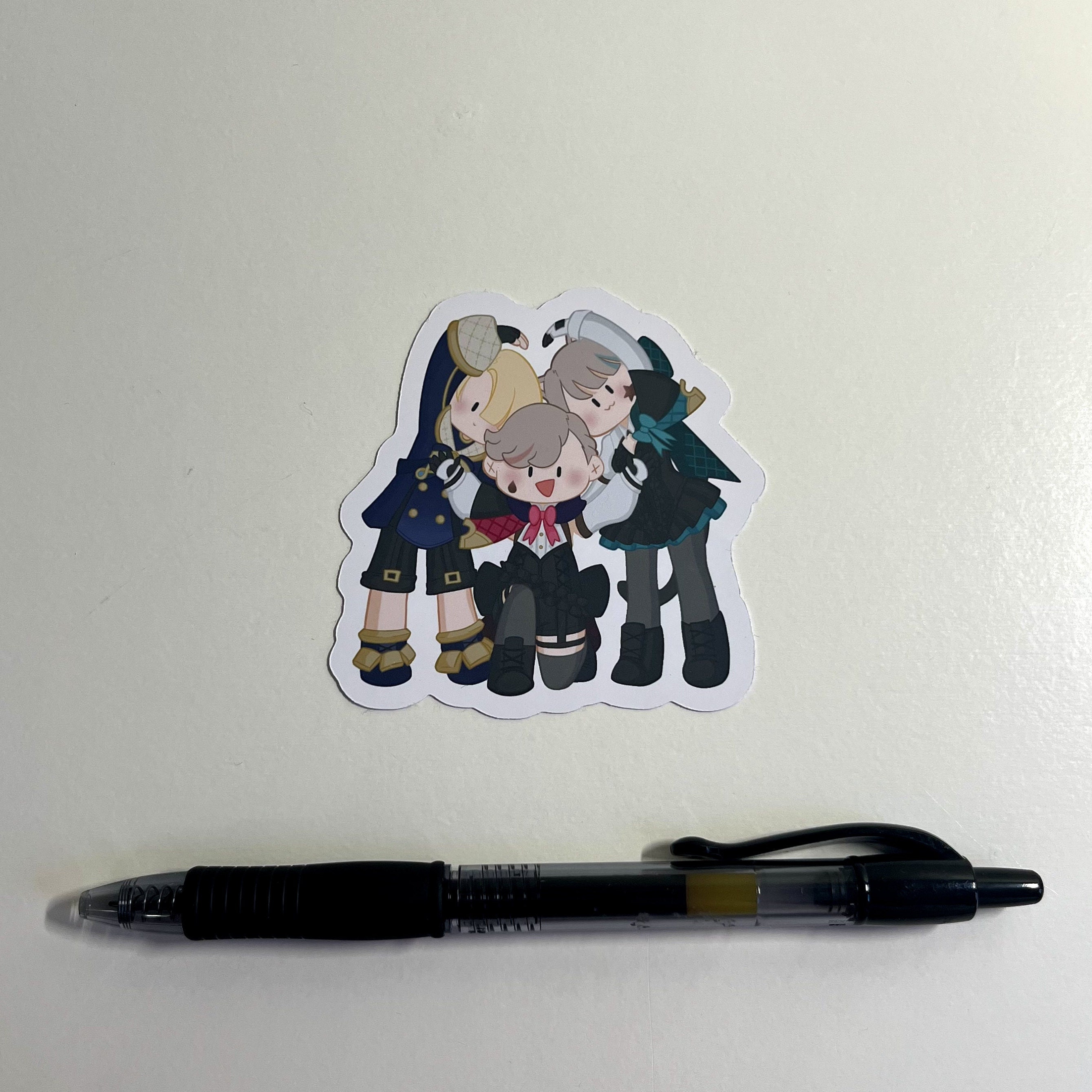 Lyney Lynette and Freminet Trio Sticker From Genshin Impact - Etsy