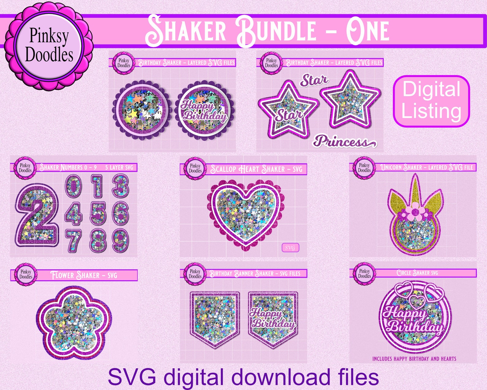 Shaker cake topper svg number shaker svg shaker bundle svg | Etsy