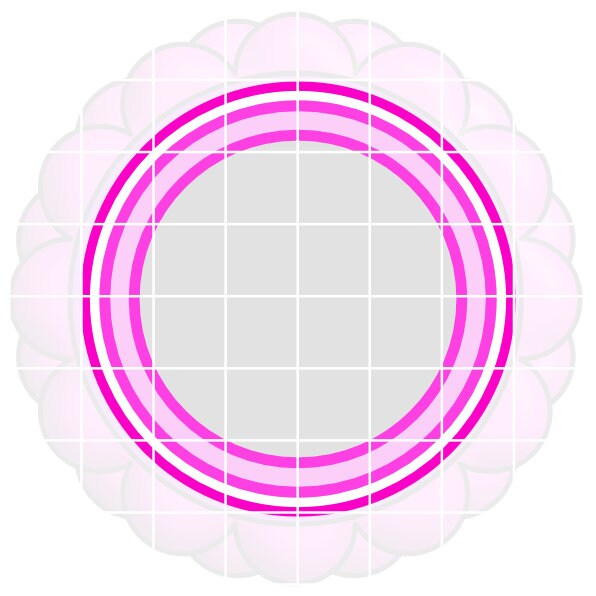 Circle Shaker cake topper SVG 3d layered cake shaker SVG - Etsy México