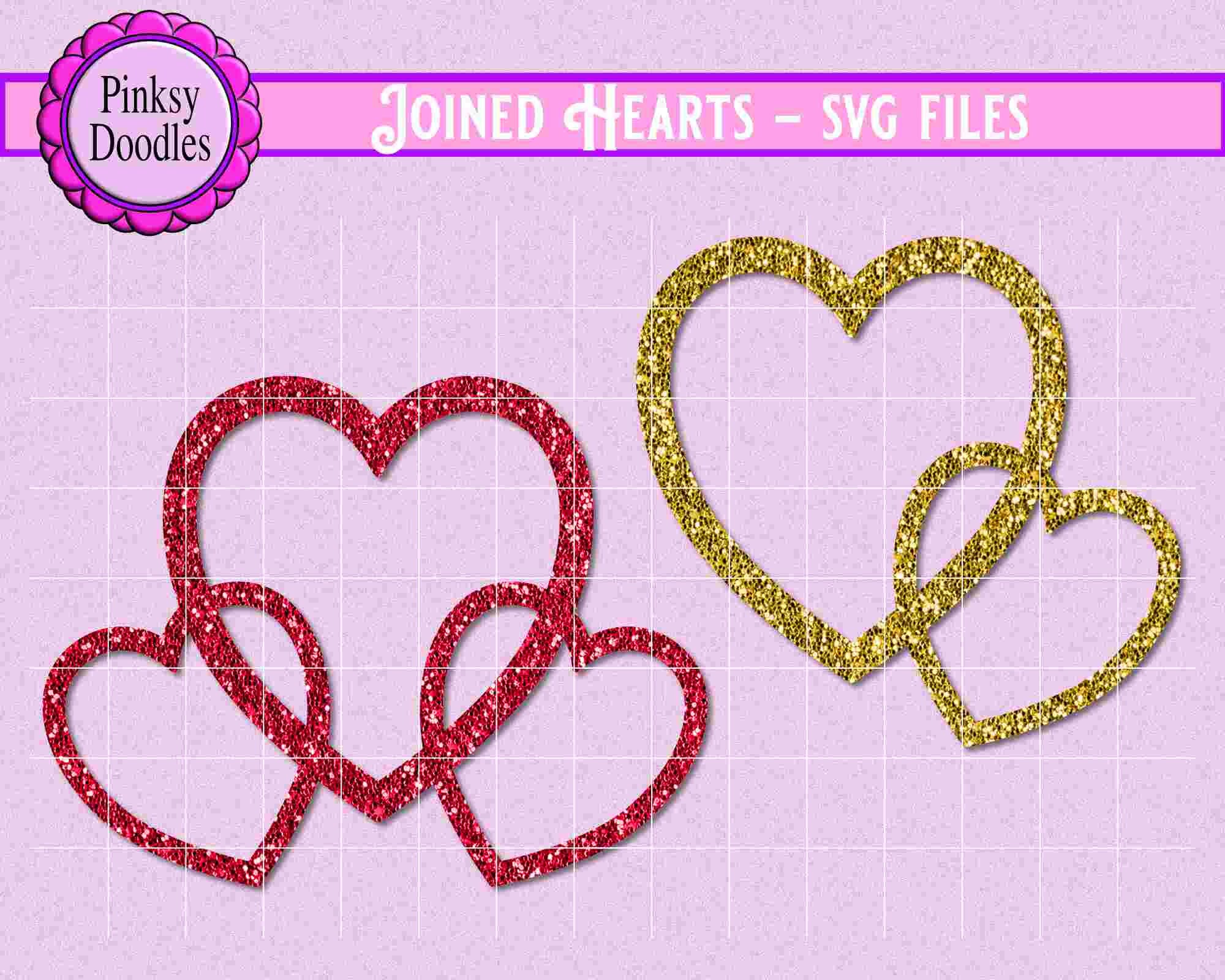 Heart Cake Topper Svg Cut File Cupcake Topper Svg Entwined - Etsy Canada
