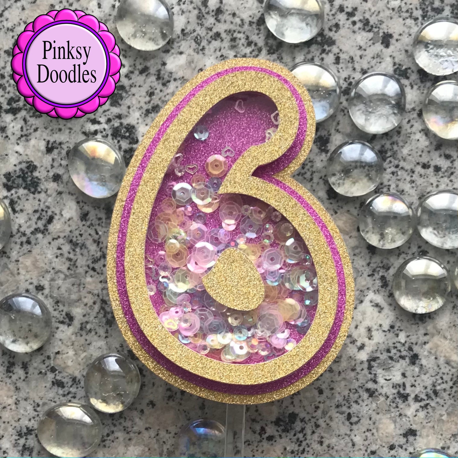 Shaker Cake Topper Svg Whimsical Numbers Svg Cut Files | Etsy