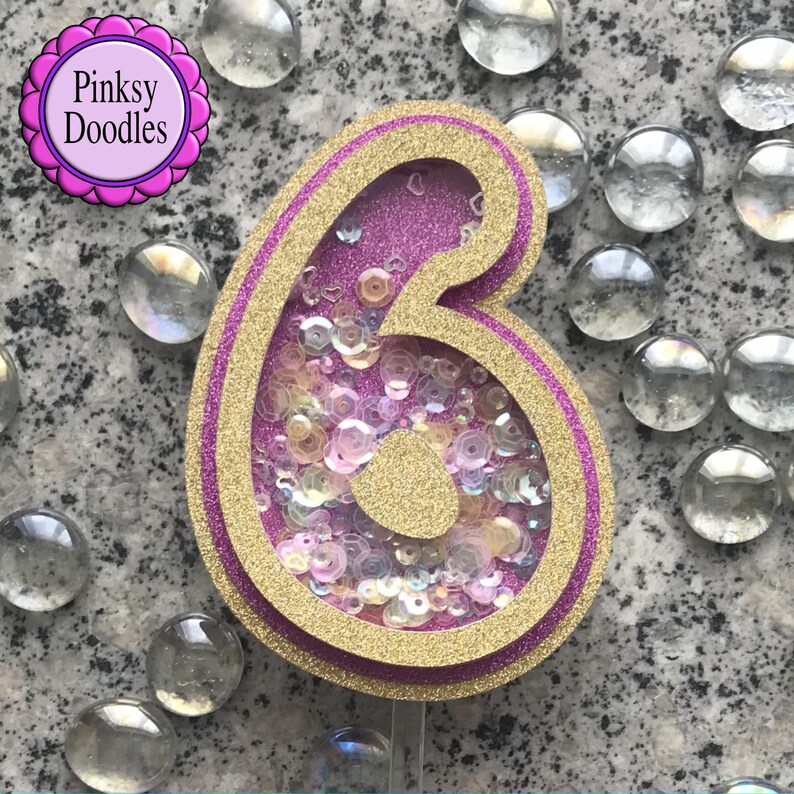 Shaker Cake Topper Svg Whimsical Numbers Svg Cut Files | Etsy