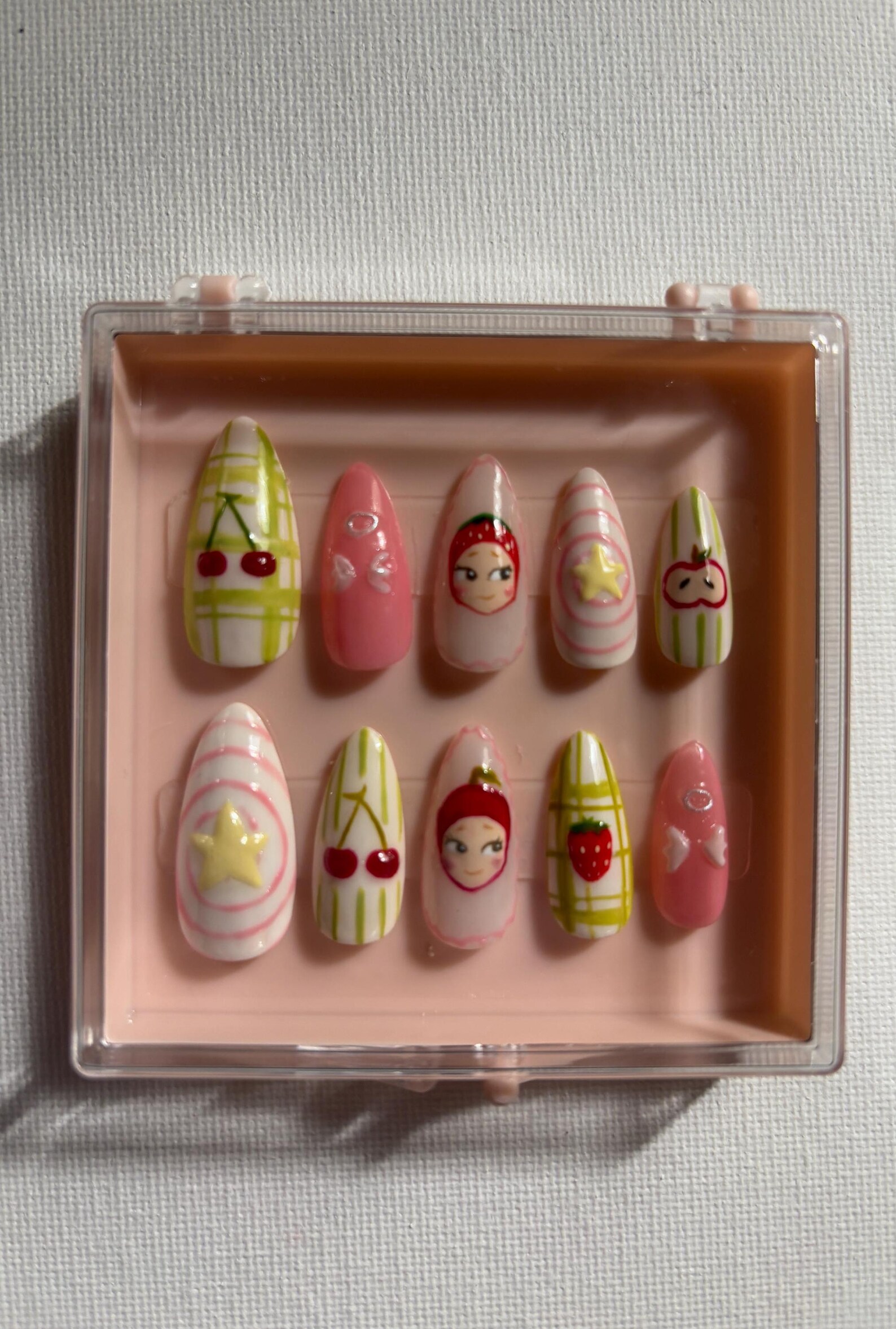 Sonny Angel Inspired Nails | Custom Press on Nails | Handmade Faux ...