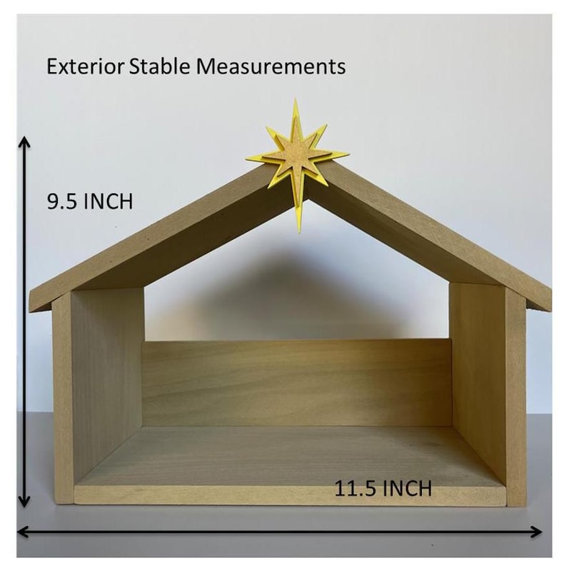 Nativity Stables Only - Etsy