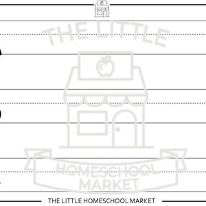 Printable Alphabet Copy Workbook Homeschool Pre School Upper Case Copy ...