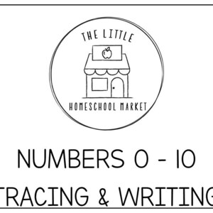 Printable Number Tracing and Writing Worksheet 0-10 Homeschool Busy ...