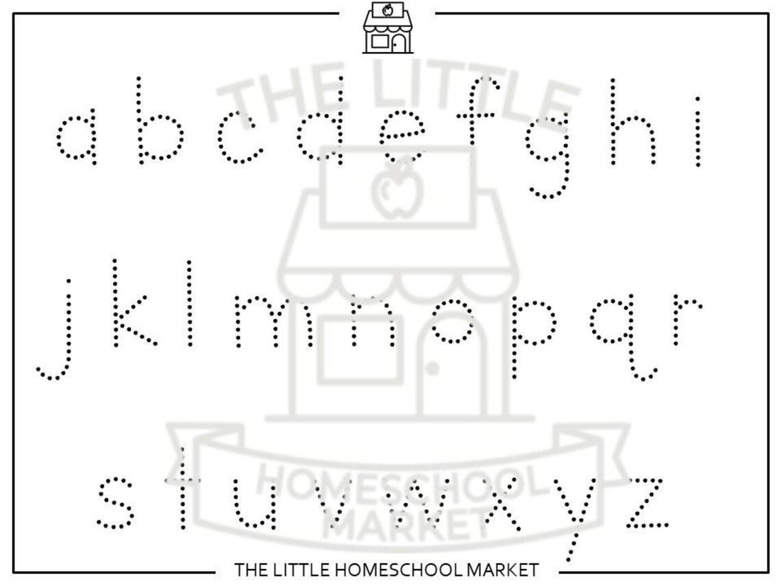 Printable Alphabet Tracing Page Upper Case Tracing Lower Case Tracing ...