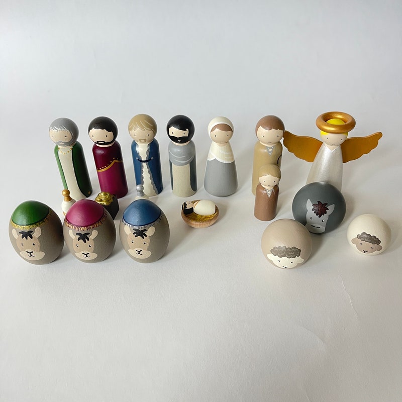 Peg Doll Nativity - Etsy