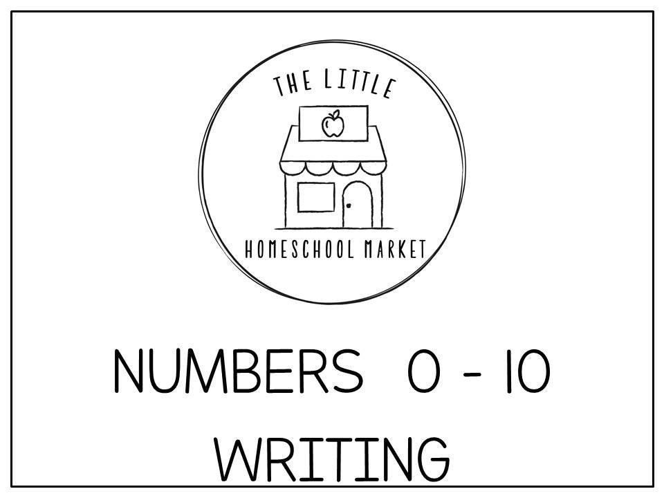 Printable Number Writing Worksheet 0-10 Homeschool Busy Work Busy ...