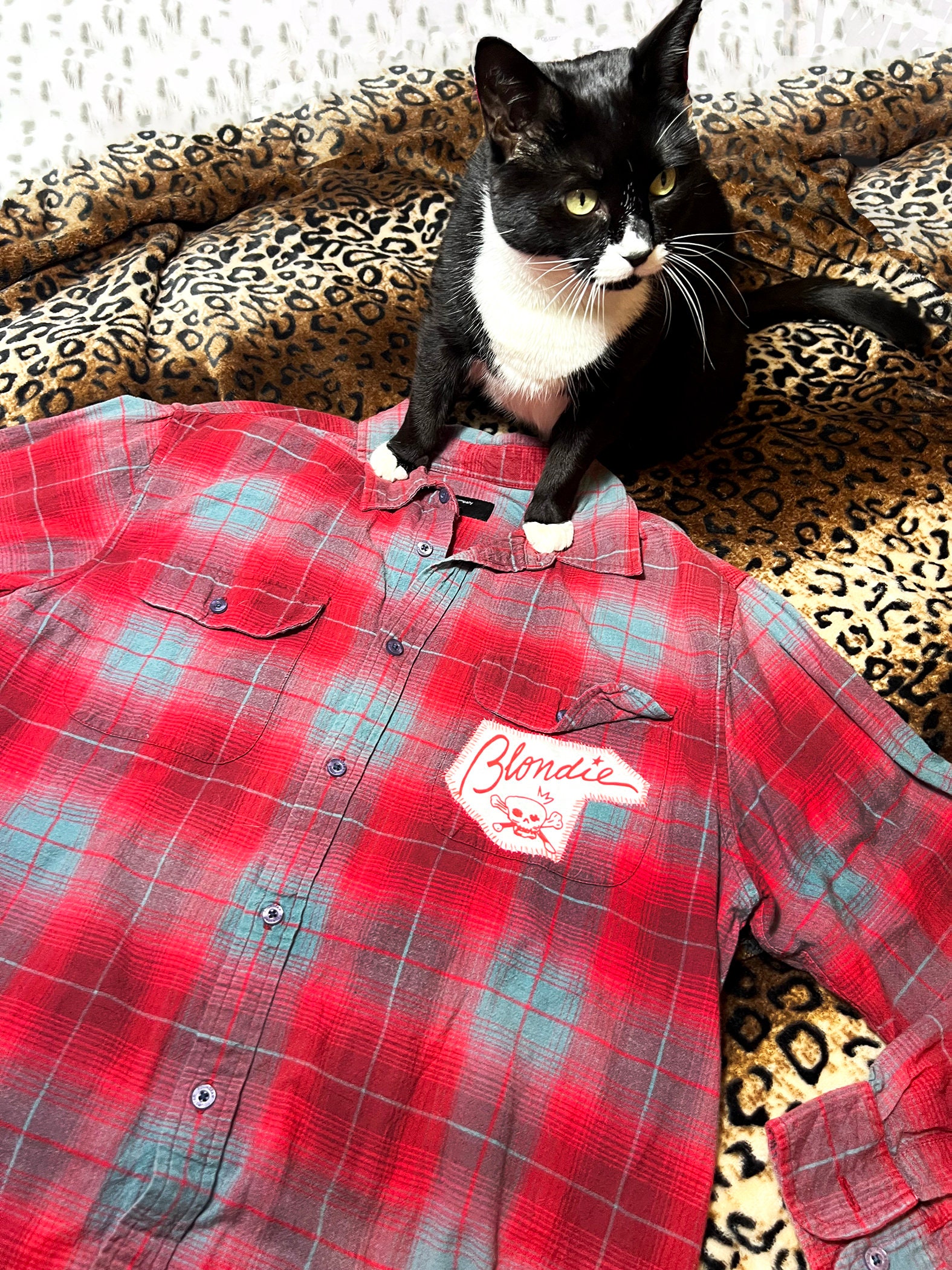 Blondie Camp Funtime Flannel Rock N Roll Clothing - Etsy