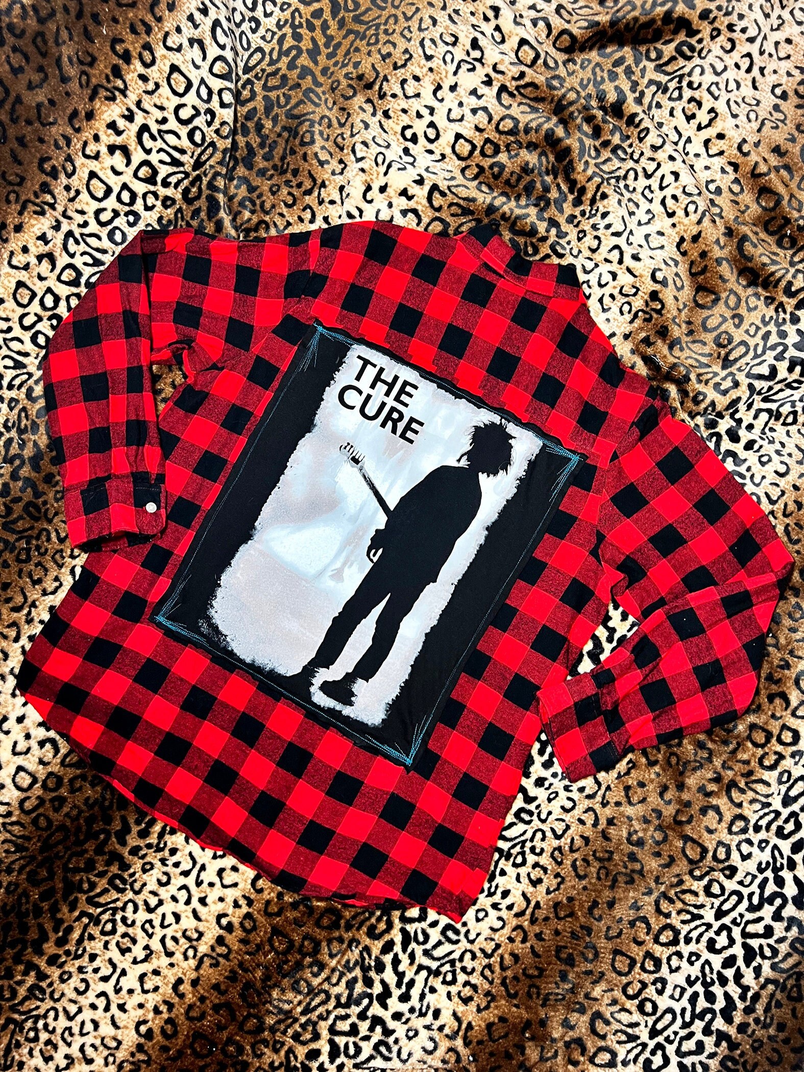 The Cure Flannel | Rock N Roll Clothing - Etsy