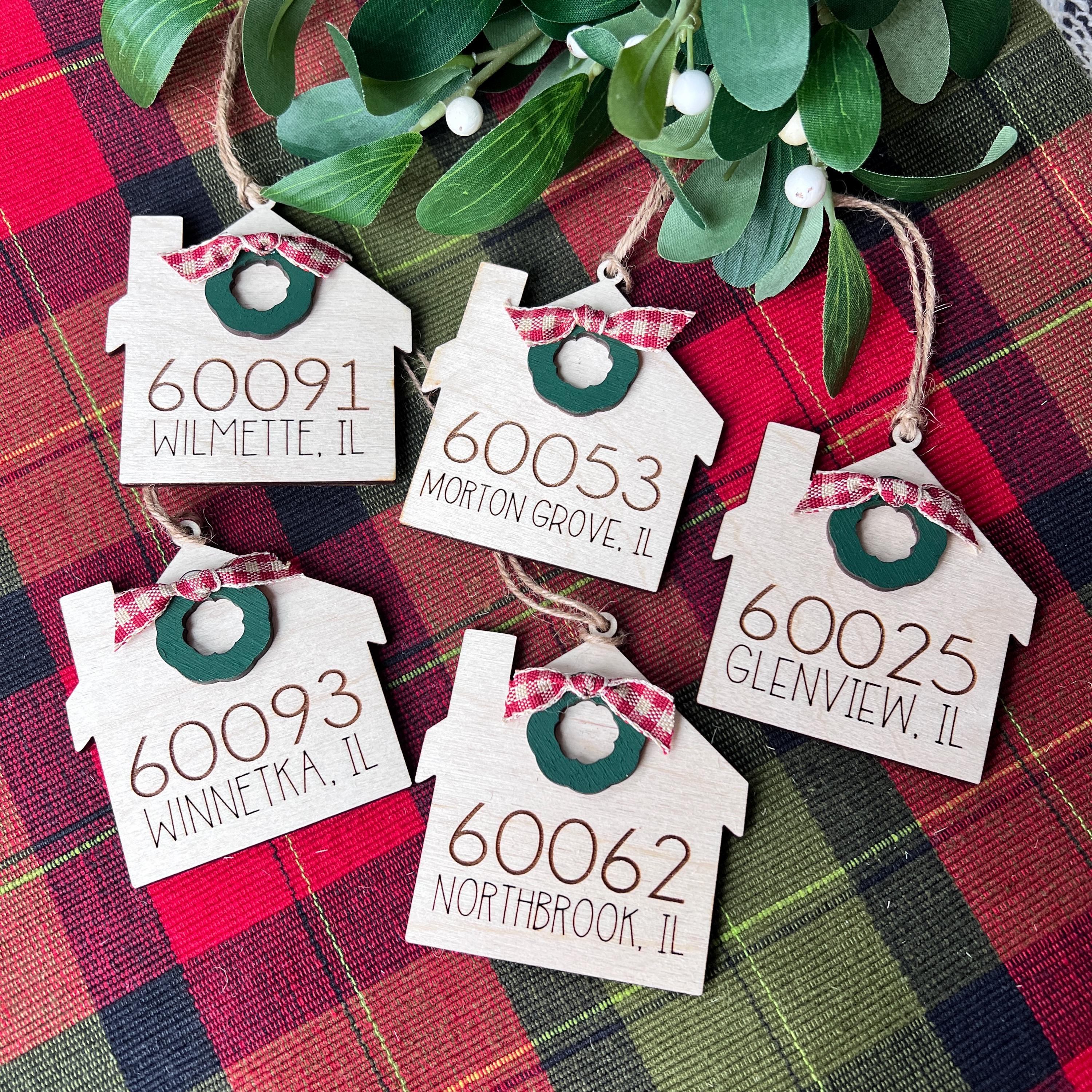 Zip Code Ornament | Zip Codes | Personalized Ornament | Realtor Gift ...