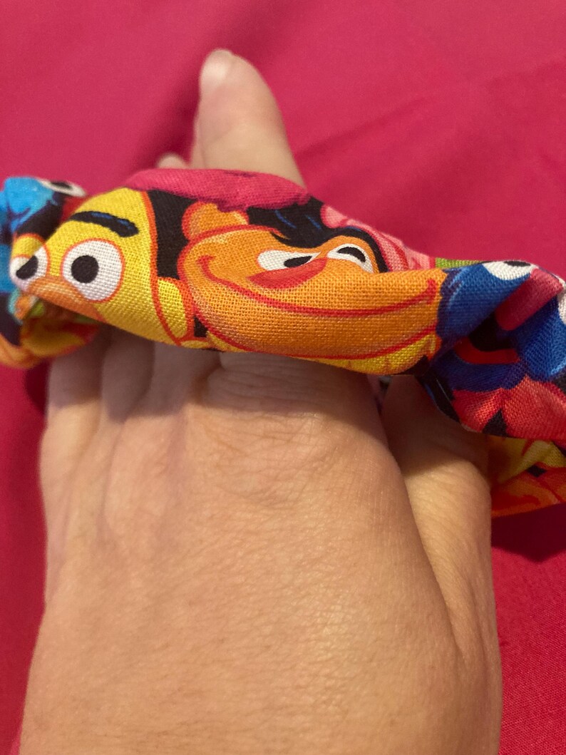 Sesame Street Bright Scrunchie - Etsy