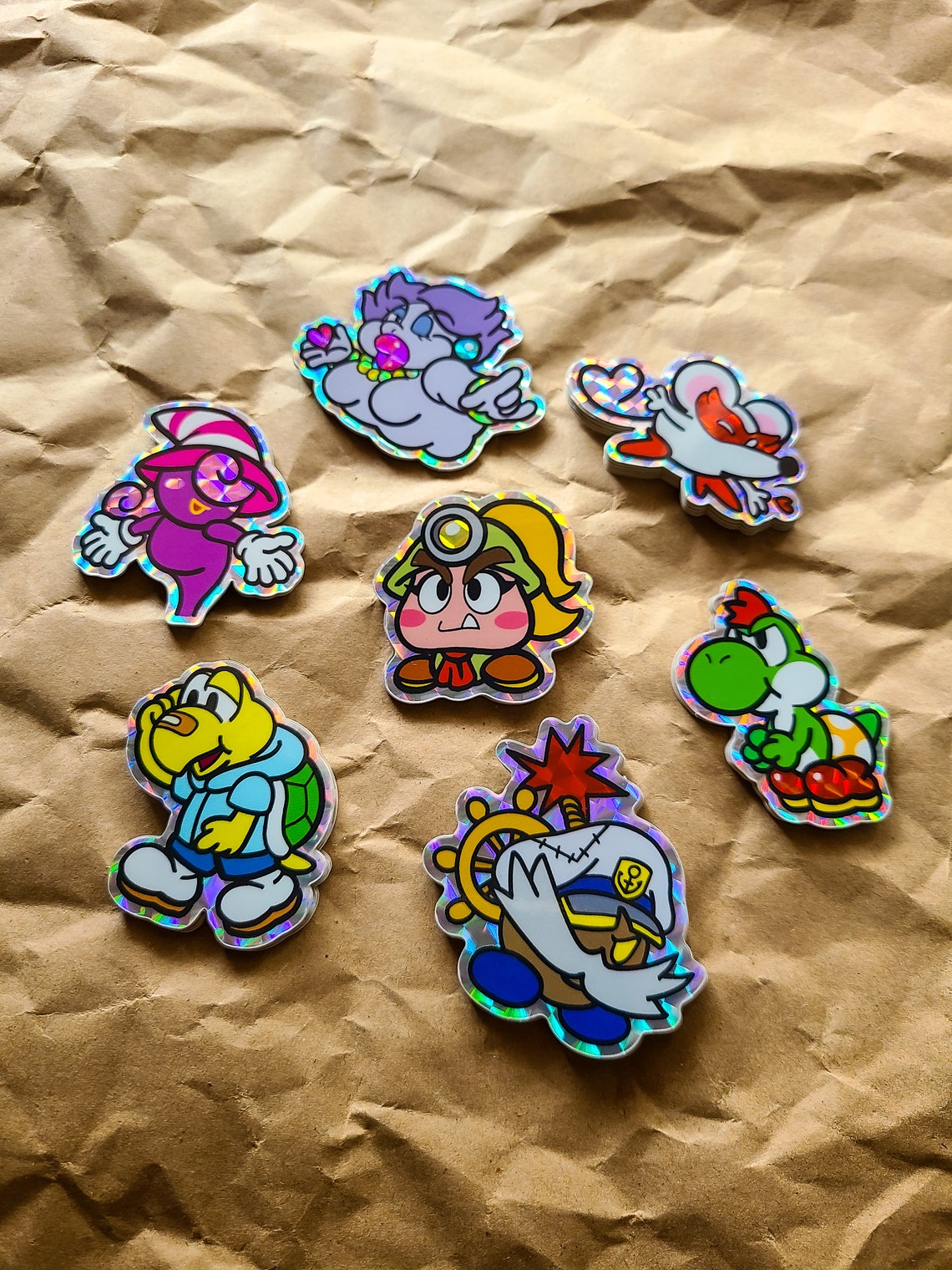 TTYD Paper Mario Partner Stickers - Etsy