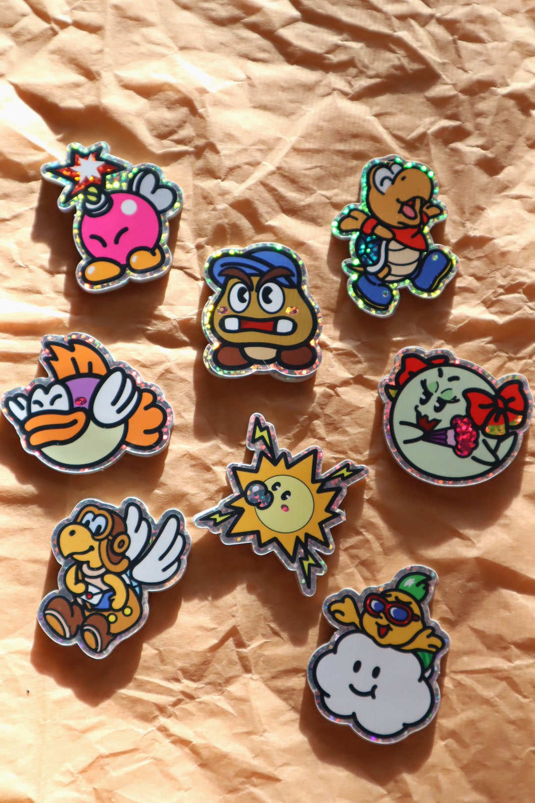 Paper Mario Partner Stickers - Etsy