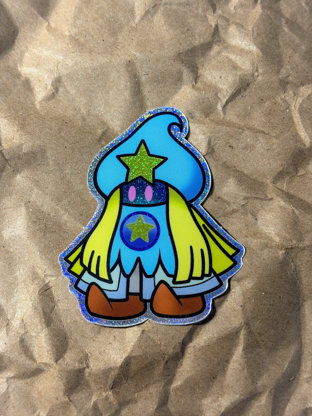 Merlee Paper Mario TTYD Glitter Sticker - Etsy