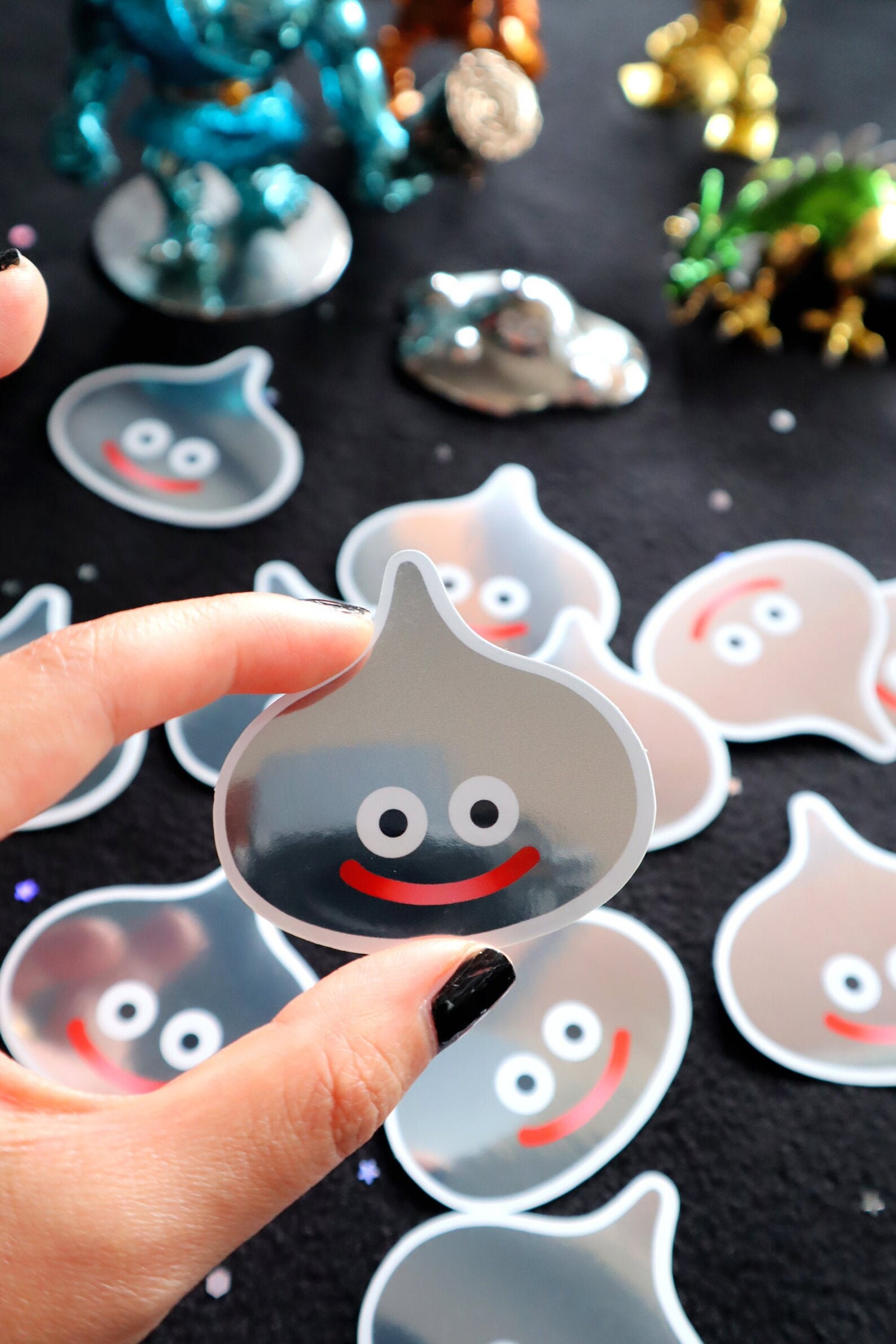 Metal Slime Metallic Sticker | Etsy