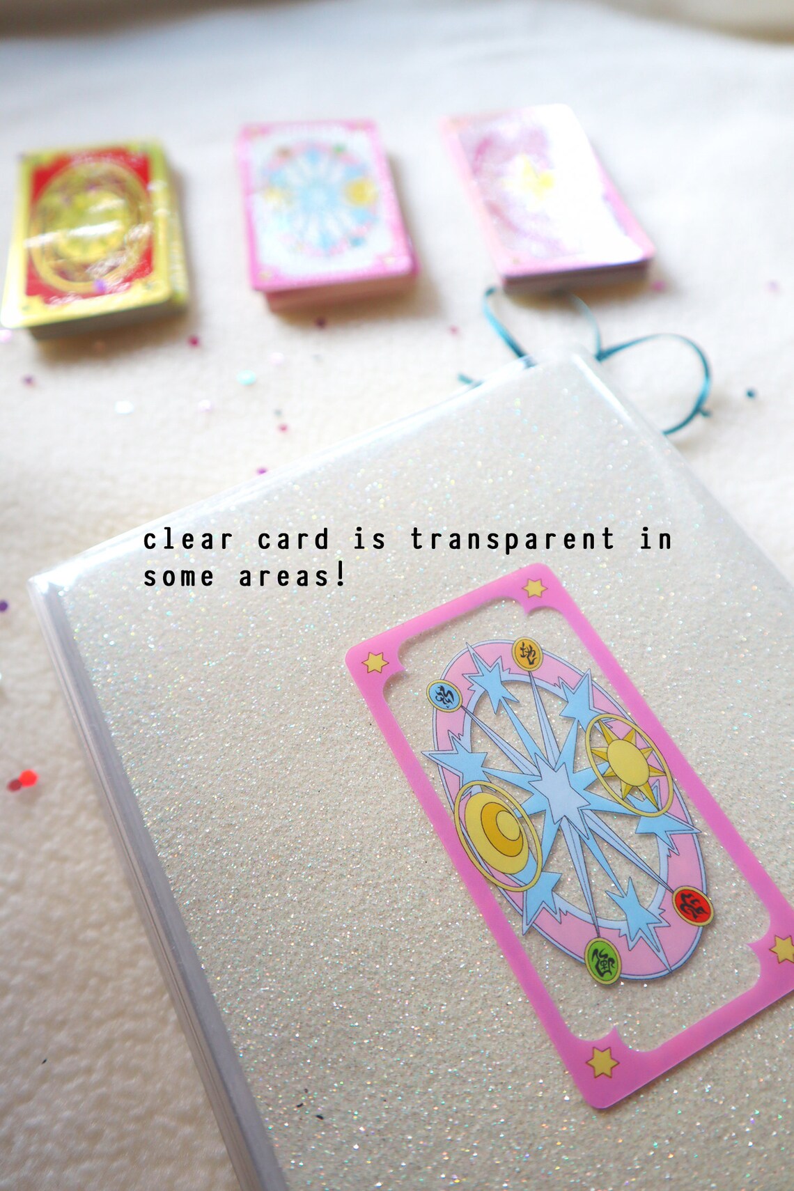 Sakura Card Glossy Metallic Sticker | Etsy