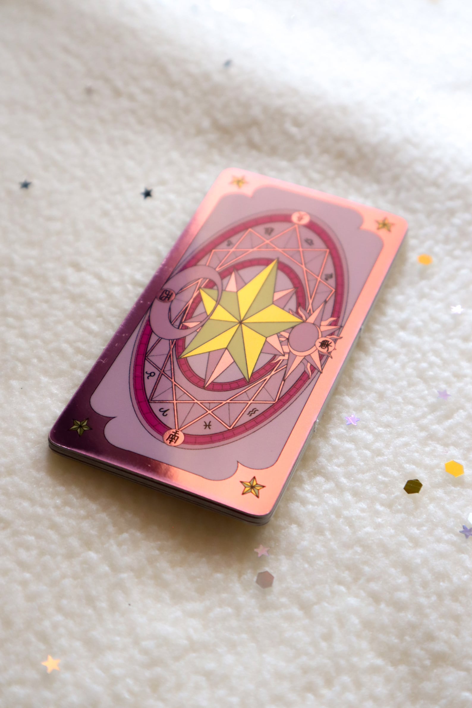 Sakura Card Glossy Metallic Sticker | Etsy