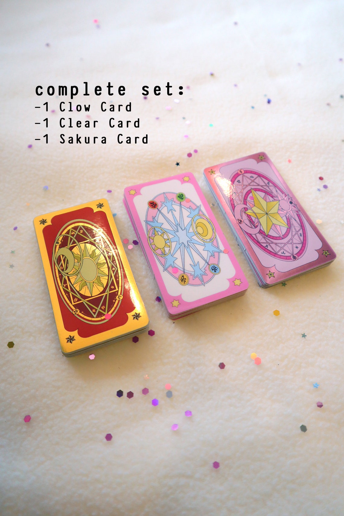 Sakura Card Glossy Metallic Sticker - Etsy