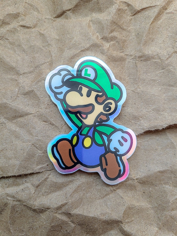 Papel Luigi Pegatina Estrella