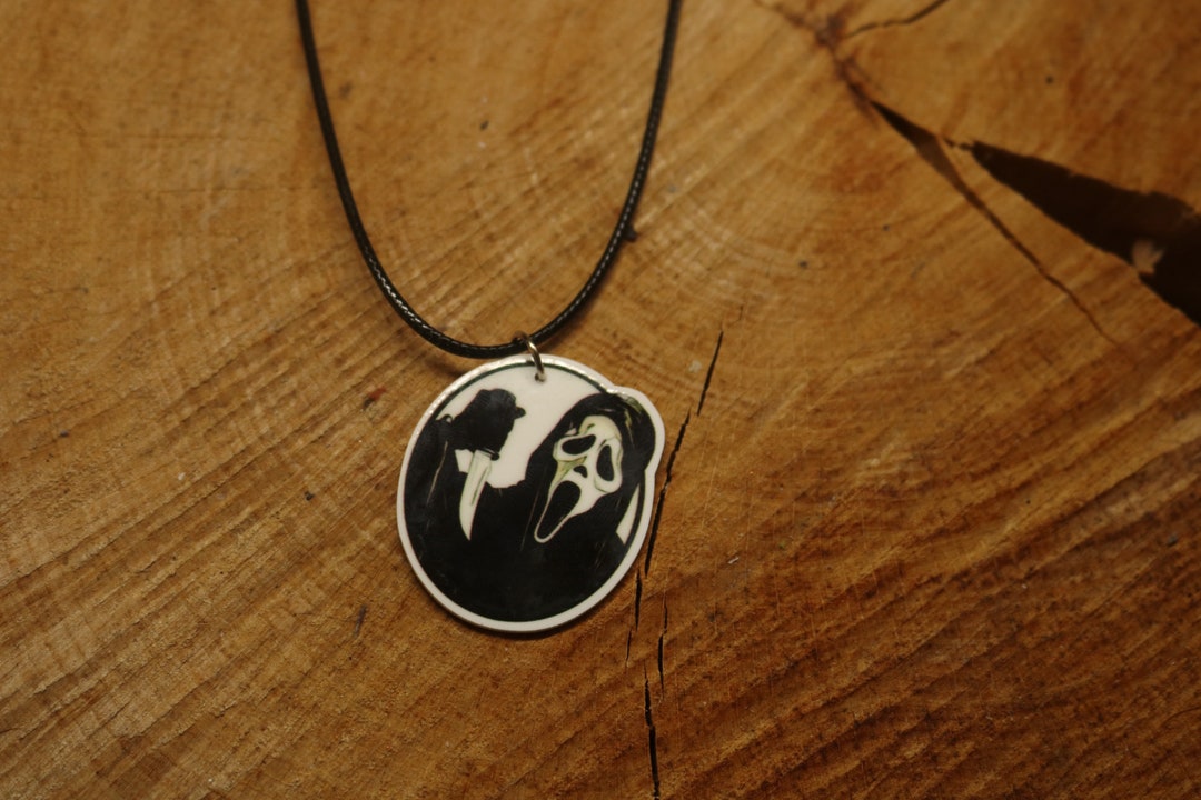 Ghostface Necklace Scream Horror Movie Film Alternative Goth - Etsy