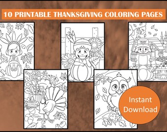 Fall Coloring Pages, Autumn Coloring Book for Kids, Fall Leaf, Fall ...