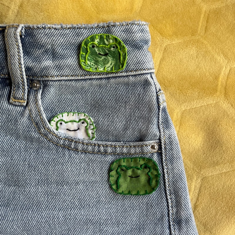 Frog Cute Patches - Etsy