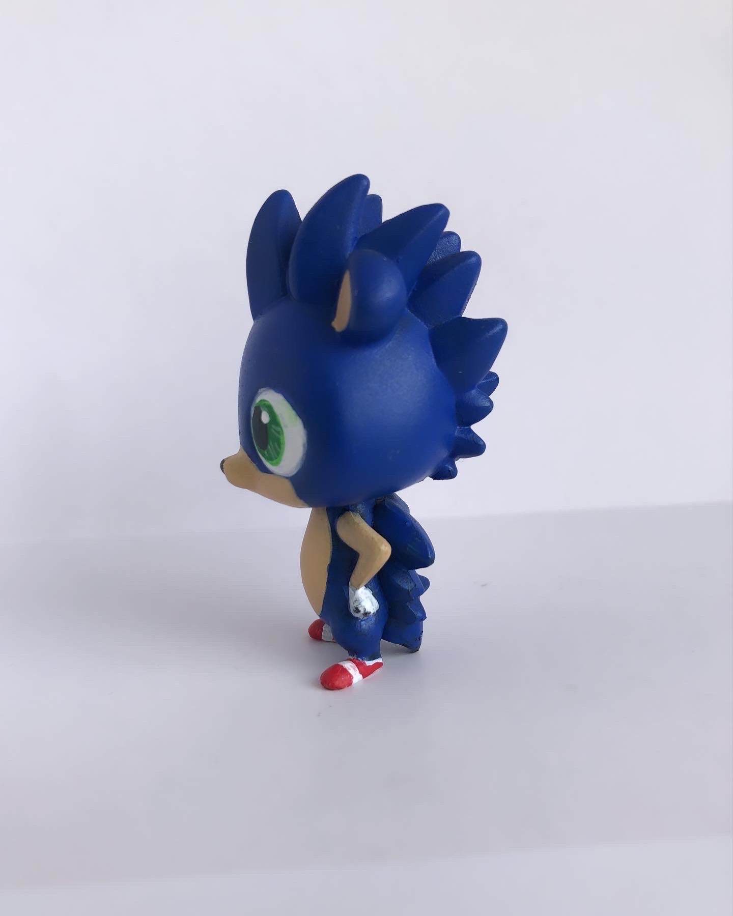 Lps Custom Sonic Inspired Blue Hedgehog hand Painted OOAK - Etsy