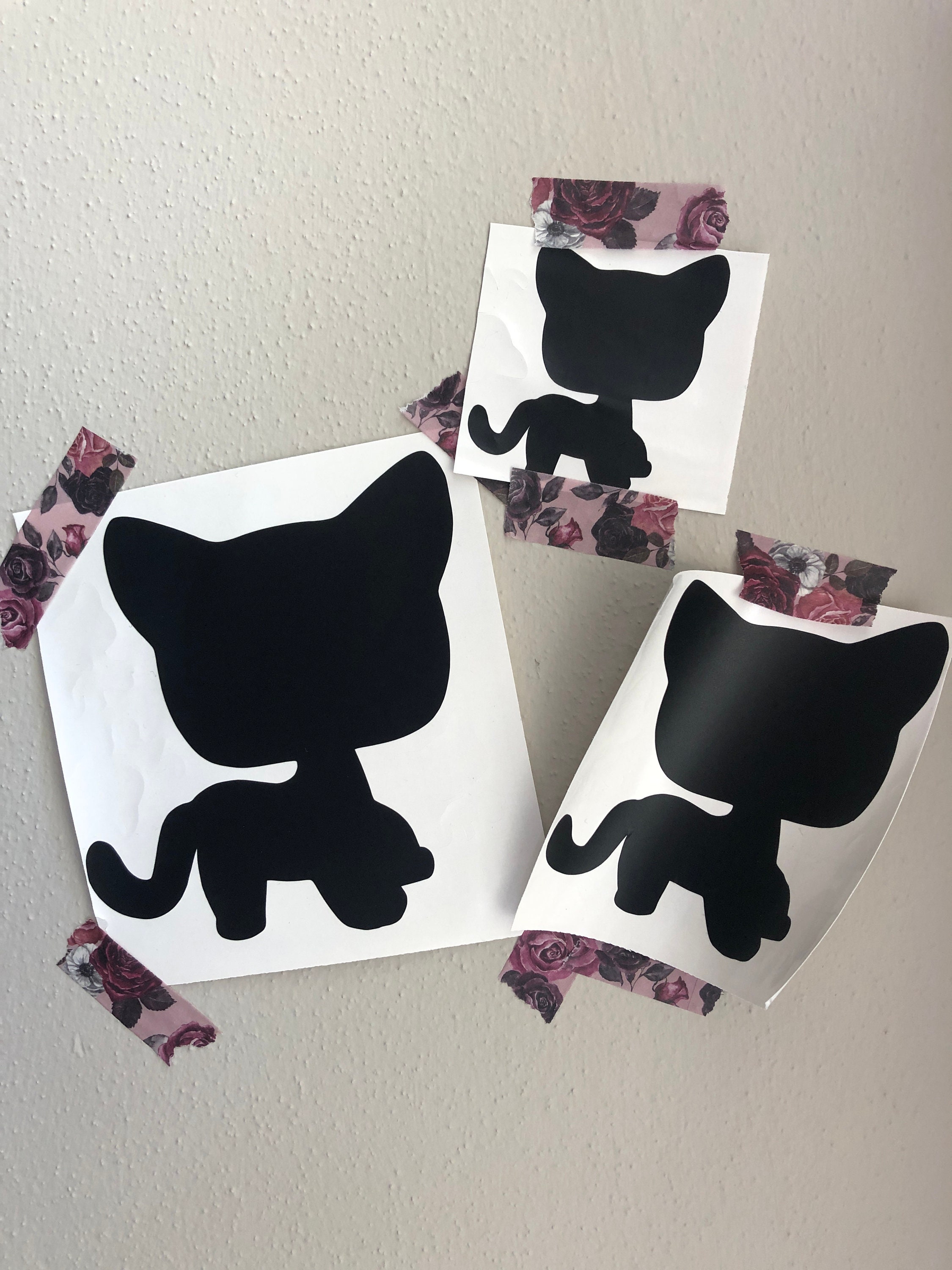 Lps Inspired Vinyl Decal Sticker shorthair Cat - Etsy