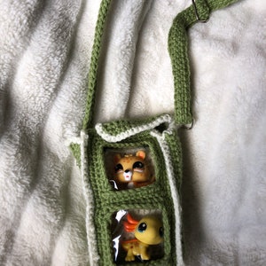 The Essentials Purse in Matcha - Handmade Windowed Shoulder Purse to ...