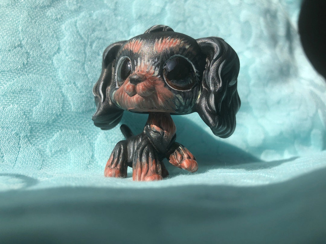 Lps Custom Cocker Spaniel Dog (hand Painted OOAK Littlest Pet Shop ...