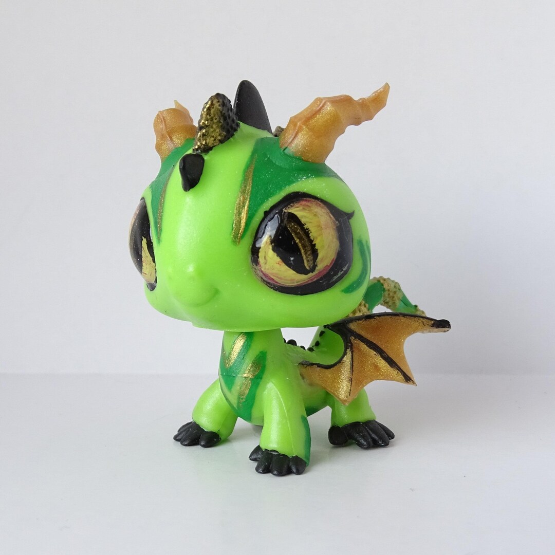 Green and Gold Dragon Partial Lps Custom Figure - Etsy