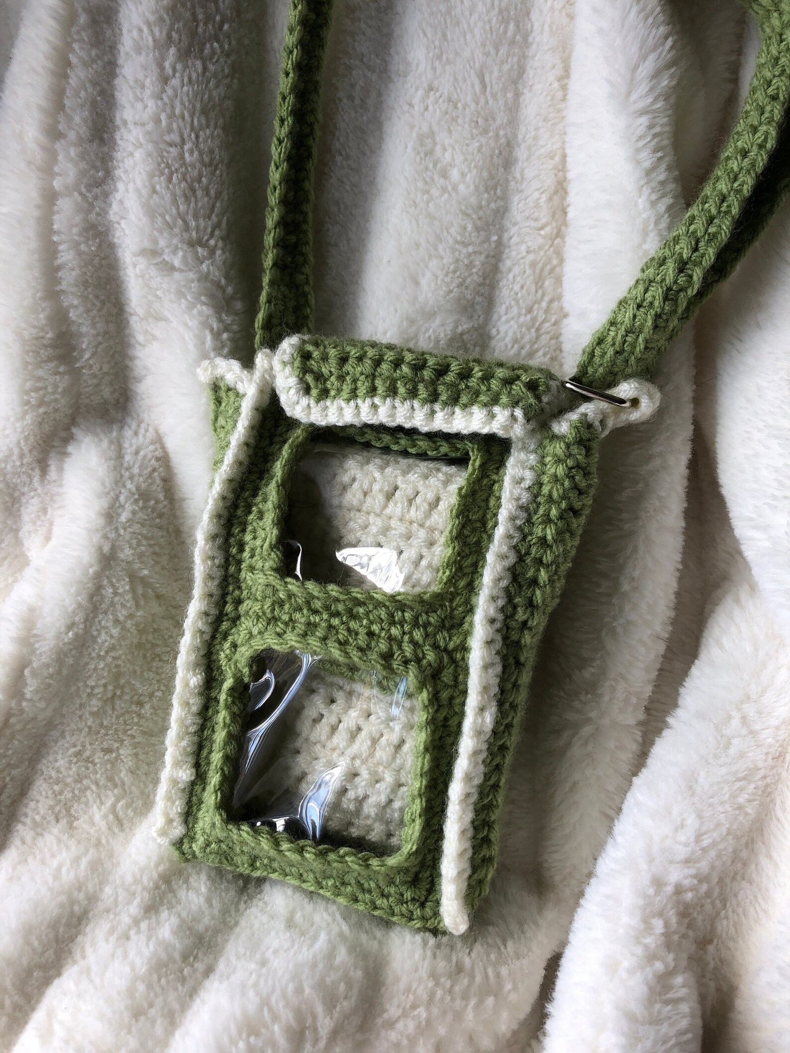 The Essentials Purse in Matcha - Handmade Windowed Shoulder Purse to ...