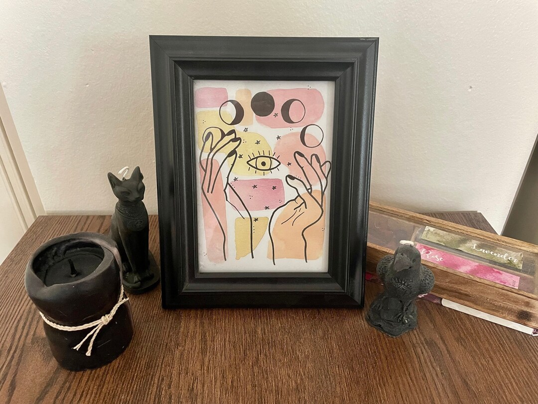 Third Eye Hand-painted Watercolor Print - Etsy